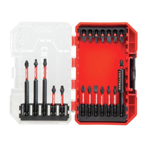 商品名: CRAFTSMAN ドリル/ドライバーセット インパクトレディビット 20個 (CMAF1320) CRAFTSMAN Drill/Driver Set, Impact Ready Bits, 20 Pieces (CMAF132...