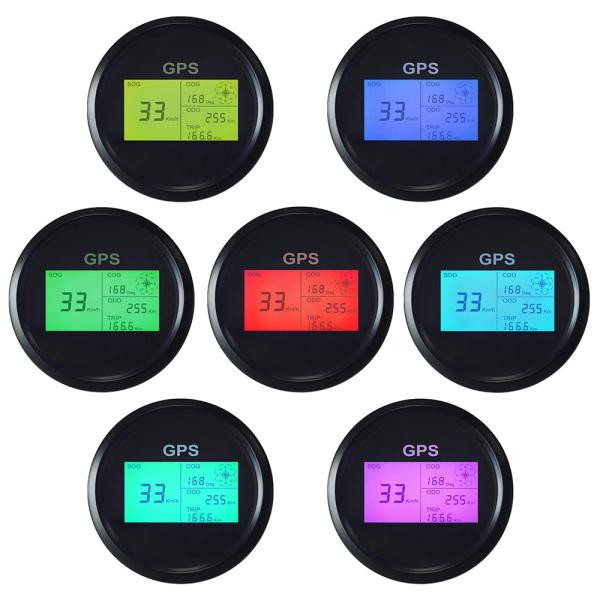 商品名:  ELING Universal 85mm Digital LED GPS Speedometer Odometer Adjustable Overspeed Alarm for Racing Car RC Motorcycle ...