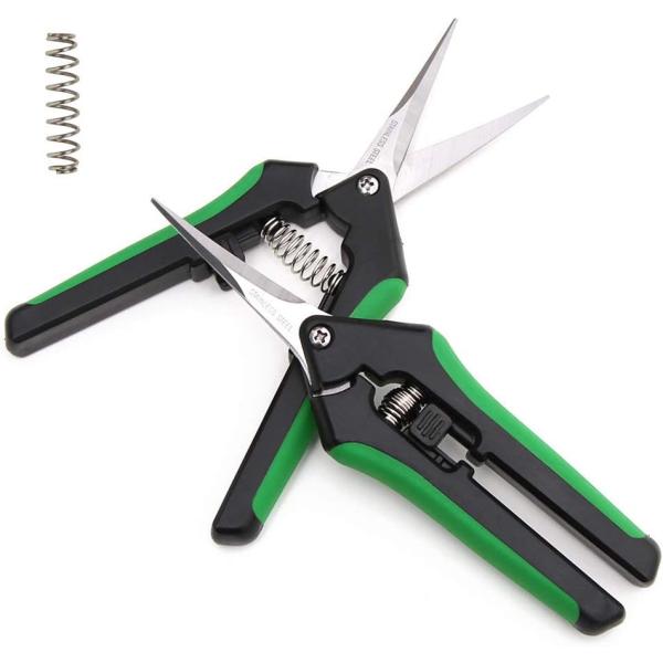 商品名LDK Gardening Hand Pruner Pruning Snip, Garden Trimming Scissors with Stainless Steel Curved Blades (2 Pack)ブランド：LDK商...