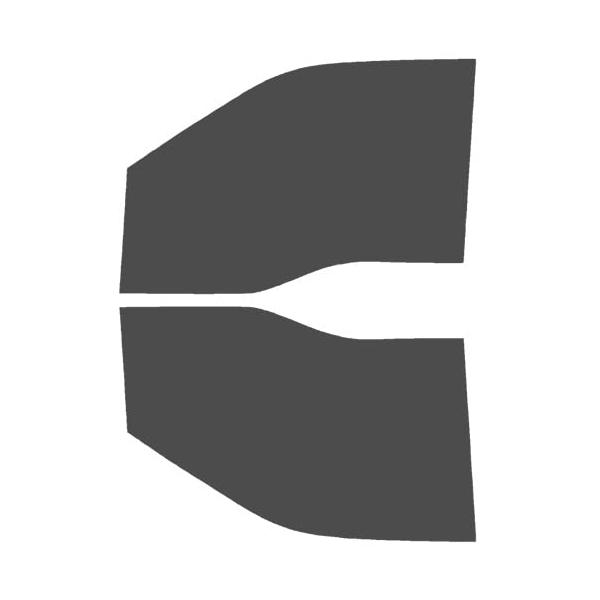 商品名: プレカットウィンドウスモークキット - 適合車種: 2015-2019 フォード F-150 レギュラー キャブ トラック (フルトラック - ソリッドリアキット) - 自動車ウィンドウフィルム Front Door Window...