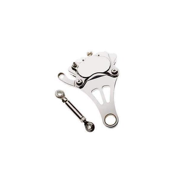 商品名: Springer フロントエンドブレーキキャリパーキット 右側クロームDNA ハーレー 11.5インチディスク用 1984'-1999' Springer Front End Brake Caliper Kit Right Sid...