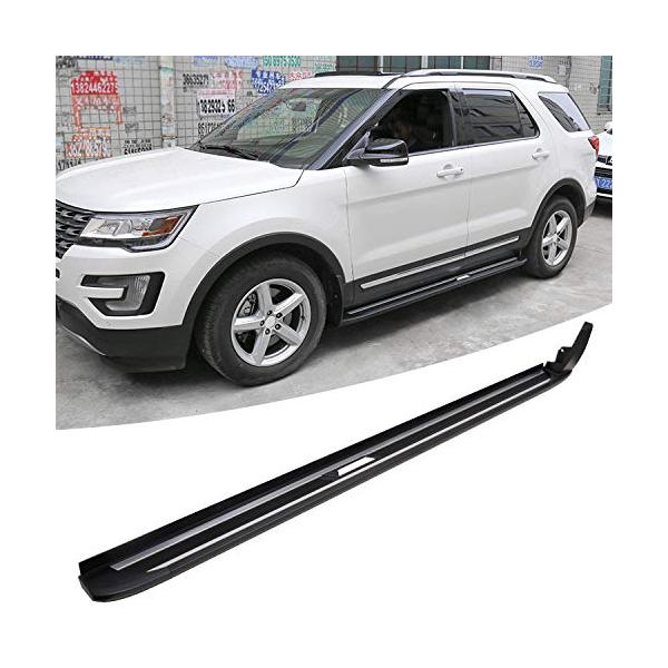 商品名: アルミニウム サイドステップ フォードエクスプローラー 2015 2016 2017 2018 2019 ナーフバー ランニングボード用 Aluminum Side Step Fit for Ford Explorer 2015 ...
