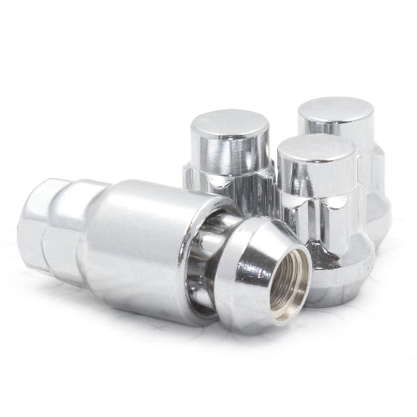 商品名: Bulge Acorn ホイールロックセット M14 x 2.00 (14x2.00 スレッドサイズ) 4個セット デュアル六角キー付き Wheel Accessories Parts M14 2.0 14x2.0 Thread ...