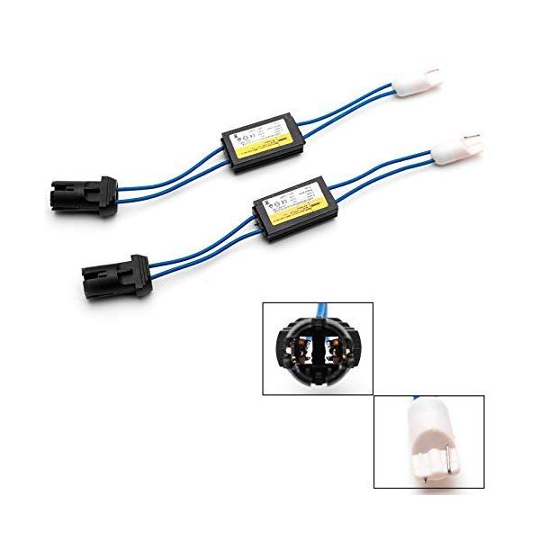 商品名: x xotic tech 2個入り T10 194 168 906 2825 LED電球 負荷抵抗 アンチフリッカーエラーフリー 配線アダプター デコーダー アウディ・BMW・メルセデス・ポルシェ・フォルクスワーゲンに対応 x x...