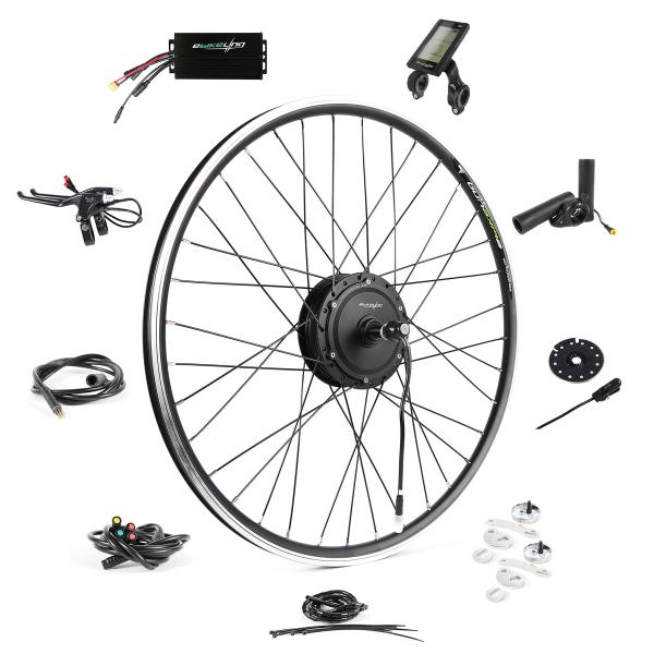 商品名: EBIKELING 防水バイク変換キット 36V 500W 700C ギア付き電動バイク変換キット - リアホイール電動自転車ハブモーターキット (リア/LCD/サム) EBIKELING Waterproof Ebike Con...
