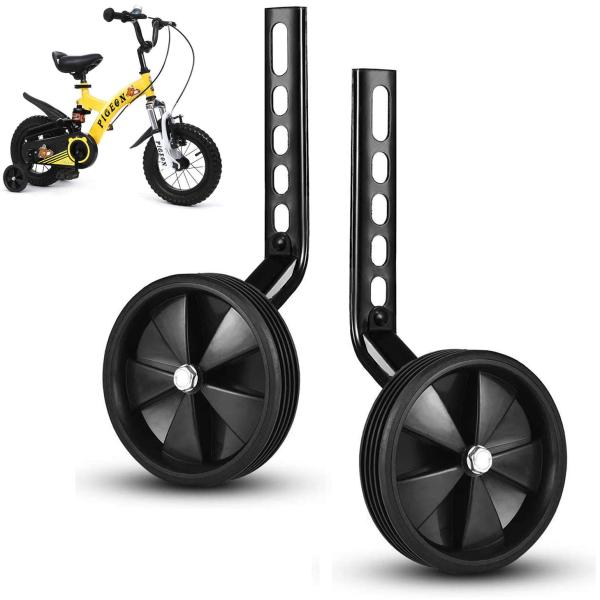 商品名: ZOSEN 1ペアバイクスタビライザー自転車トレーニングホイールトレーニングホイール子供用バイクアクセサリーサポートホイール12 14 16 18 20インチ自転車（ブラック） ZOSEN Training Wheels Bicy...