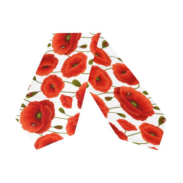 商品名: WOOR テーブルランナー 両面 ポピーフラワー 13×70インチ テーブルクロス ランナー 結婚式 パーティー ホリデー キッチン ダイニング 自宅 日常装飾 13 x 70 WOOR Double-Sided Poppy Fl...