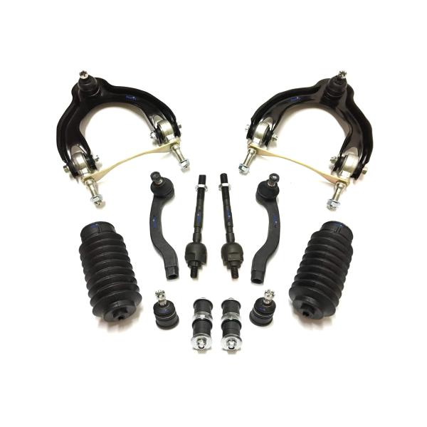 商品名:  PartsW - 12 Pc Complete Suspension Kit Upper Control Arms &amp; Ball Joints Outer Inner Tie Rod Ends Sway Bars Low...