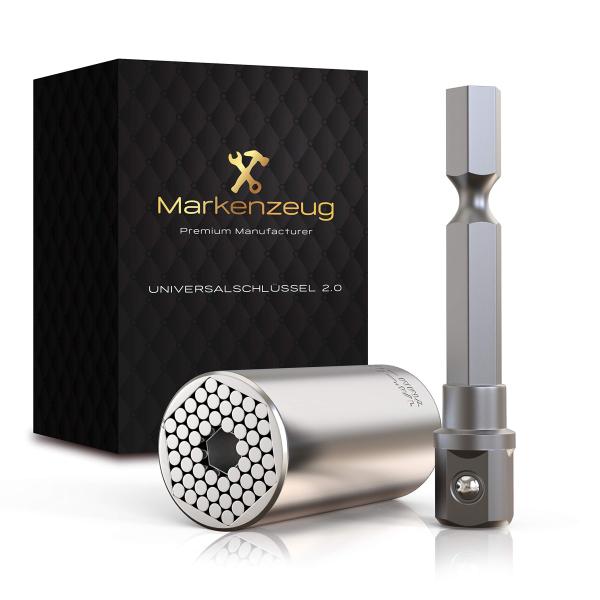 商品名:  MARKENZEUG〓 Premium universal key universal socket spanner, multi function, nut repair hand tool 7 ? 19 mm incl. A...
