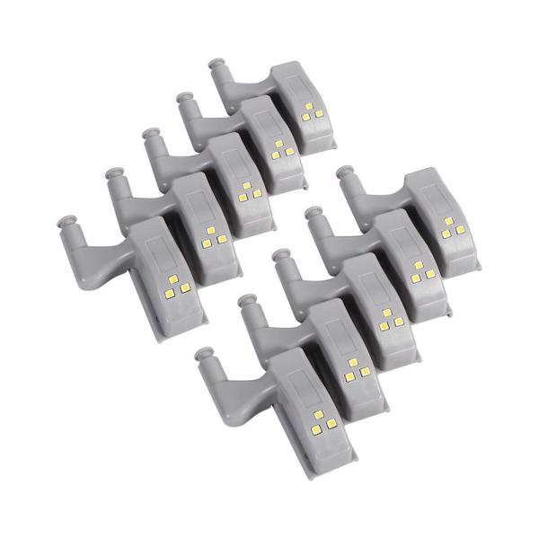 商品名: Serounder 10個入り ユニバーサル キャビネット 食器棚 ワードローブ LED ヒンジライト ホーム キッチン 温かい/クールホワイトランプ Serounder5nqychgfs4-02 10Pcs Universal ...