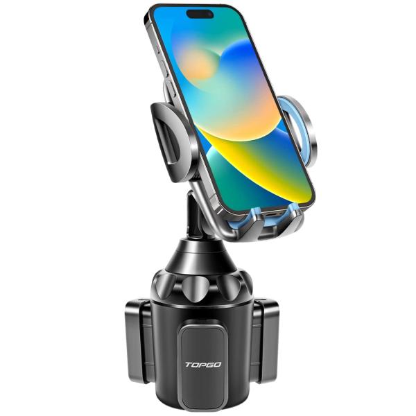 商品名: TOPGO カップホルダー 調節可能 クレードル カーマウント 携帯電話 用 TOPGO Cup Holder Phone Holder, [Secure &amp; Stable] Car Cup Holder Phone Mo...