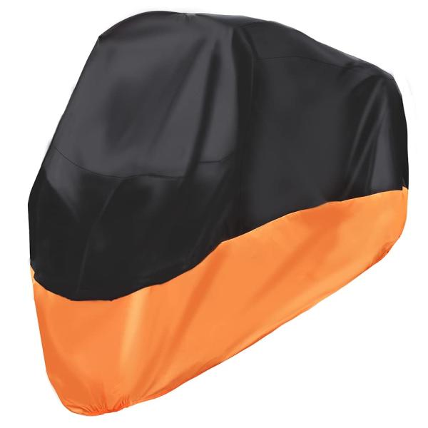 商品名: Wrypun オートバイカバー 防水 ハーレーダビッドソン ストリートグライド ツーリング XXXL オレンジ Wrypun Motorcycle Cover Waterproof for Harley Davidson Stre...