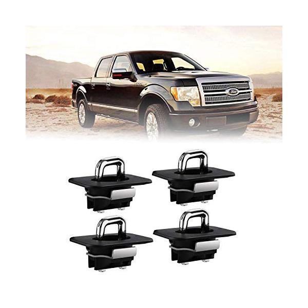 商品名: Dibanyou 4個パック トラックベッドサイドウォールアンカー 7 x 5.2 x 2.2 inches ブラック DY400003-4 Dibanyou 4pcs 4001-XT Tie Down Anchors Truck...