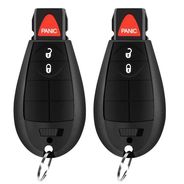 商品名: SaverRemotes 3ボタンキーフォブ ダッジチャレンジャー、充電器、グランドキャラバン、クライスラー300、RAM 1500 2500 3500 キーレスエントリーリモート交換用 M3N5WY783X IYZ-C01C用 ...