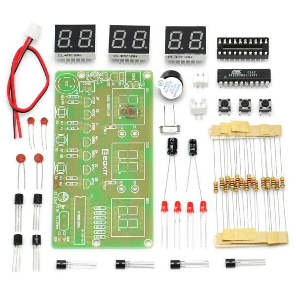 商品名:  Gikfun 6 Bits Digital LED Electronic Clock DIY Kits PCB Soldering Practice Learning Board AT89C2051 FR-4 for Ardui...