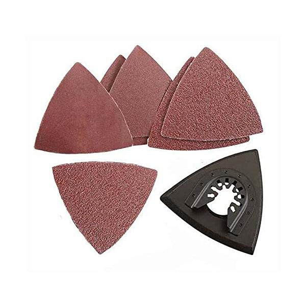 商品名: FastCraft 振動サンダー マルチツール サンディング研削パッド サンドペーパー9枚 FastCraft Oscillating Tool Sanding Head/Pad + 9pc Sanding Sheets All ...