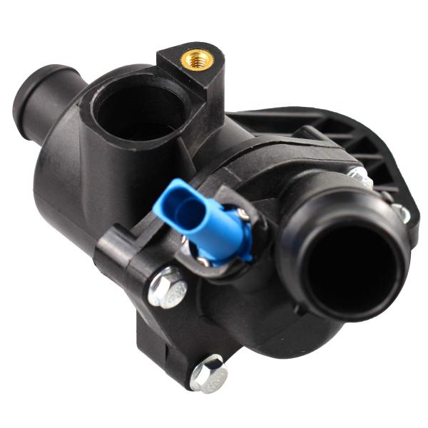 商品名: MYSMOT サーモスタットハウジングキット 組み立て/水コンセント センサー付き 2002-2006 Audi A4 / 2002-2005 A4 Quattro 1.8L / 06B1211K用 MYSMOT 902-814 ...