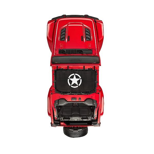 商品名: Sukemichi フルメッシュサンシェード ビキニトップカバー 2018 2019 2020 ジープラングラー JL サハラ ルビコン 2ドア 4ドア 丈夫なポリエステルメッシュサンシェード ソフトトップ スター 1セット Su...