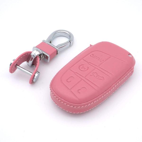 商品名: RoyalFox 本革 3 4 5ボタン スマートキーフォブケースカバー ジープ チェロキー コンパス レネゲード グランドチェロキー フィアット ドッジチャージャー チャレンジャー ダートジャーニー デュランゴ グランドキャラバ...