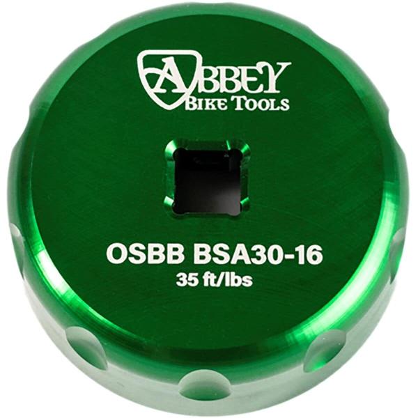 商品名: Abbey Bike Tools ボトムブラケットソケット - 片面 BSA30 グリーン BSA30 12ノッチ Abbey Bike Tools Bottom Bracket Socket - Single Sided BSA...
