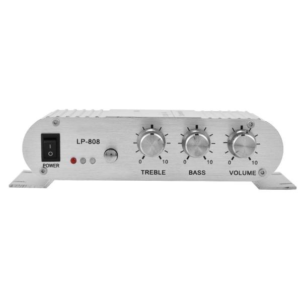 商品名: ポータブルミニHiFiステレオアンプ 20W 2チャンネル ステレオ ベース 自動車 ホームオーディオ パワーアンプ Hi-Fiデジタルオーディオスピーカー パワーアンプ 電話 MP3 コンピューター 車 オートバイ ホーム用 P...