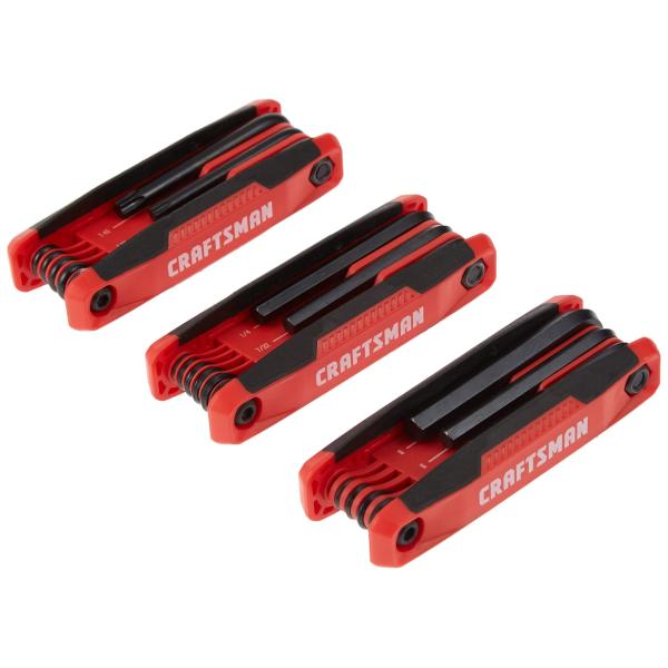 商品名: CRAFTSMAN Hex Key Set, 25-Key, 3-Pack, Folding (CMHT26004) CRAFTSMAN Hex Key Set, 25-Key, 3 Pack, Folding (CMHT2600...