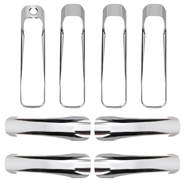 商品名: クロームドアハンドルカバー 2010〜2018年ダッジ・ラム 1500 2500 3500対応 Tutor Auto Chrome Door Handle Covers Compatible with 2009-2018 Dodg...