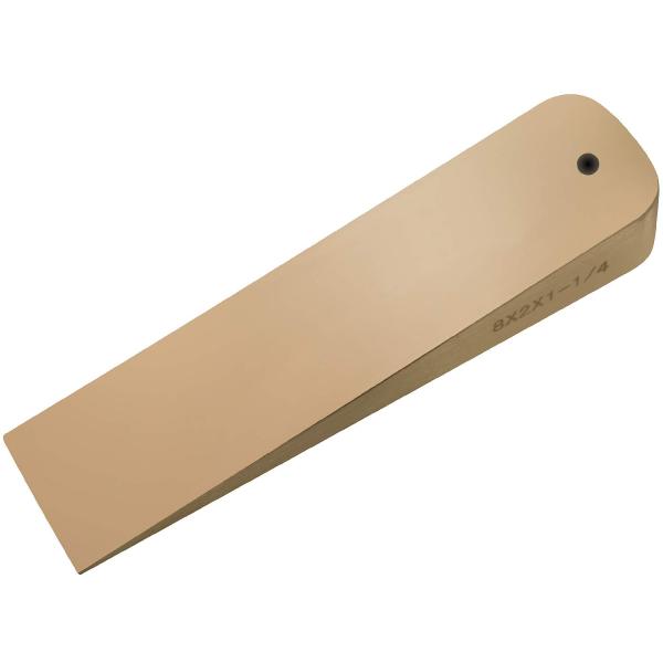 商品名:  CS Unitec | Non-Sparking Aluminum Bronze Flange Wedge with Lanyard Hole | Metal Pipefitting Welding Tool | 1/2 in ...