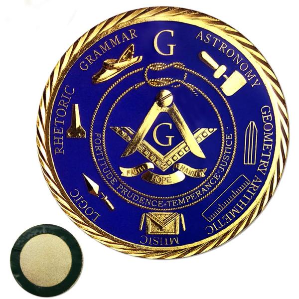 商品名: Master Mason Masonic Car Emblem Freemason Blue Lodge Auto Decal Master Mason Masonic Car Emblem Freemason Blue Lodg...