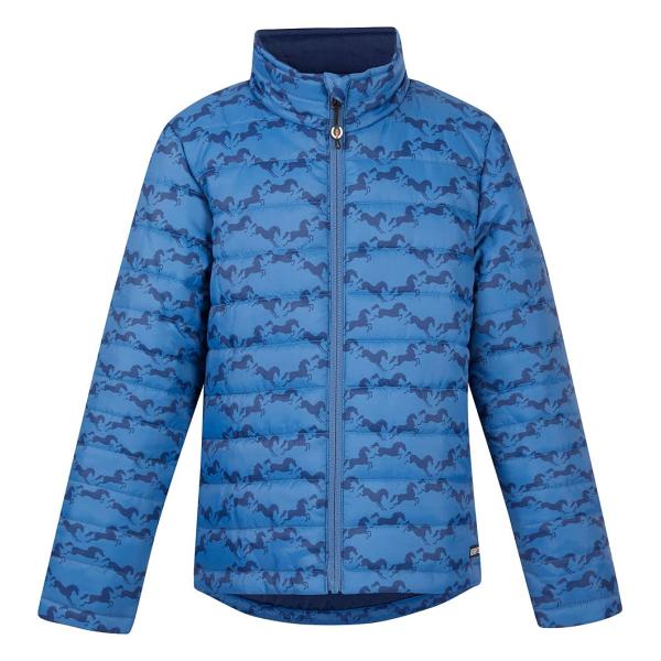 商品名: キッズ 馬 クレイジー キルトジャケット Kerrits Kids Horse Crazy Quilted Jacket Harbor Diamond Horse Size: XLブランド: KERRITS商品サイズ: X-Lar...