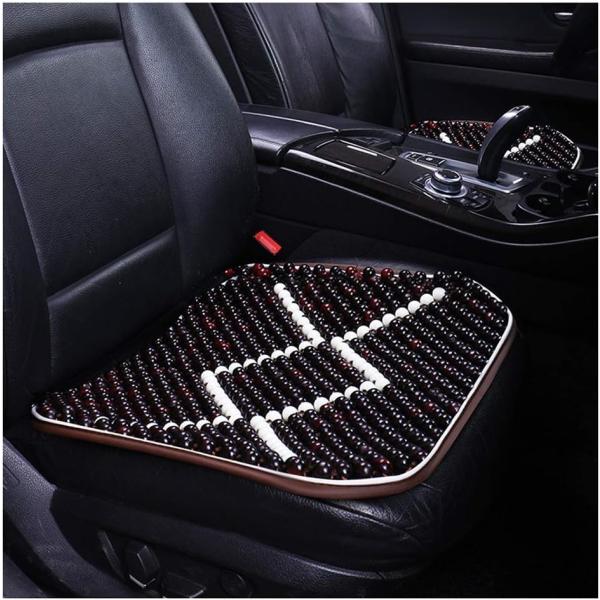 商品名PENGFEI Car Seat Cover Cushion Summer Office Chair Cool Pad Natural Wood Beaded, Hemming Design, 3 Styles, 1/2- Piece...