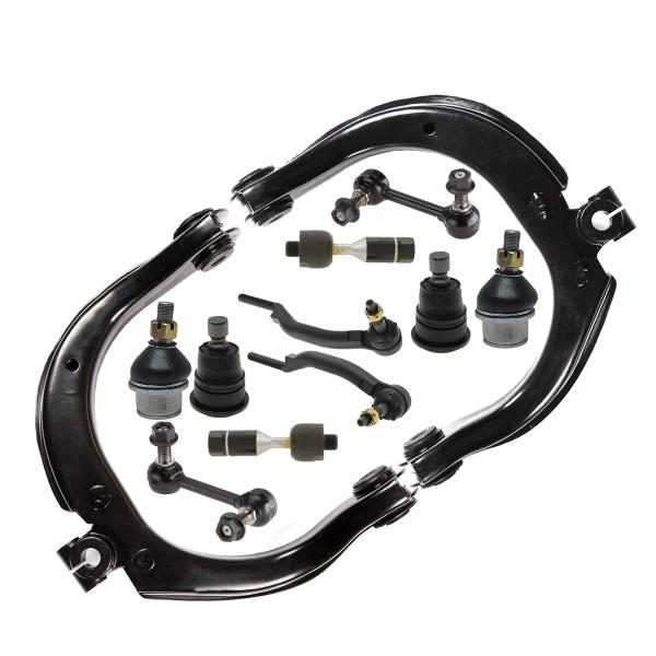 商品名:  PartsW - 12 Pc Front Control Arms Tie Rod Ends Upper Lower Ball Joints Kit Complete Suspension Fits Buick Rainier/...