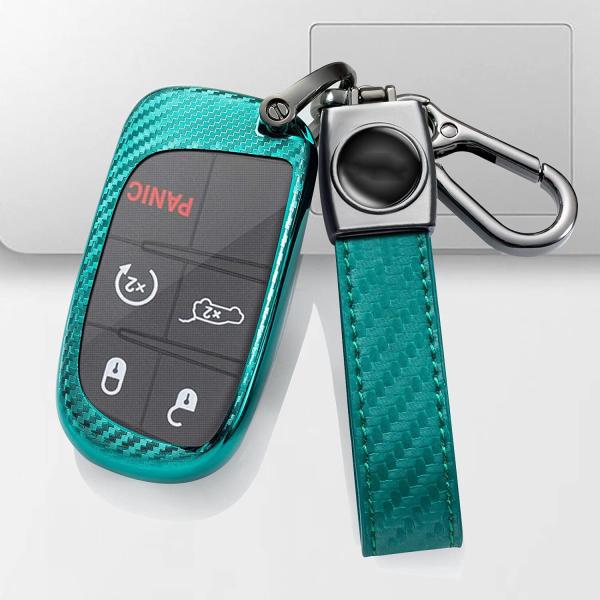 商品名: MAXMILO ソフトTPUケースカバー プロテクターケース ジープキーフォブ用 カーリモートキーフォブケース ジープグランドチェロキーレネゲードフォブリモートキー+キーチェーン(ゴールド) MAXMILO Soft TPU Ca...