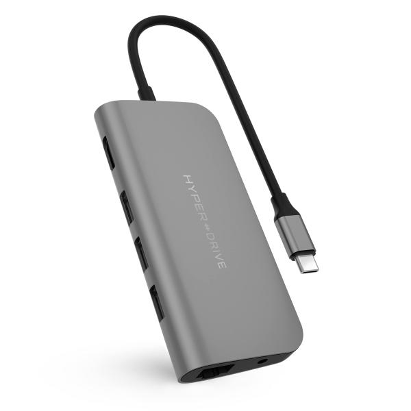 商品名: HyperDrive USB Type C ハブ POWER 9-in-1 USB-C Hub 4K HDMIポート ギガビットイーサネットポート USB-C（PD）ポート 3*USB-A 3.1 Gen 1 5Gbpsポート M...
