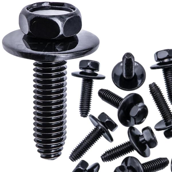 商品名: Rexka 30個 M6-1.0 X 25mm ボディボルトねじ GM ビュイック キャデラック シボレー ドア トリム パネル レイデター フォグランプ ホーン 11503834 20351035 GMC オールズモビル ポンテ...