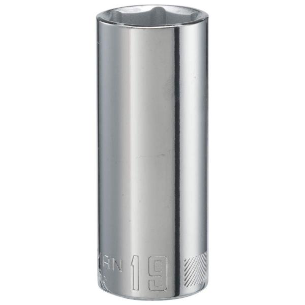 商品名: CRAFTSMAN ディープソケット メトリック 3/8インチドライブ 19mm 6ポイント (CMMT44436) CRAFTSMAN Deep Socket, Metric, 3/8-Inch Drive, 19mm, 6-P...