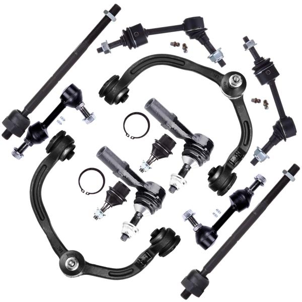 商品名:  cciyu Upper Control Arm Lower Ball Joint Rear Front Sway Bar End Link Inner Outer Tie Rod End Link fit for 2003-20...