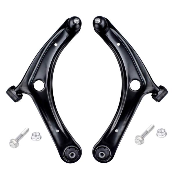 商品名: TUCAREST 2個セット K620065 K620066 左右フロント下部コントロールアームとボールジョイントアセンブリ互換性 ダッジキャリバー ジープコンパスパトリオット (Mfr ボディコード: MK) 運転席側サスペンシ...