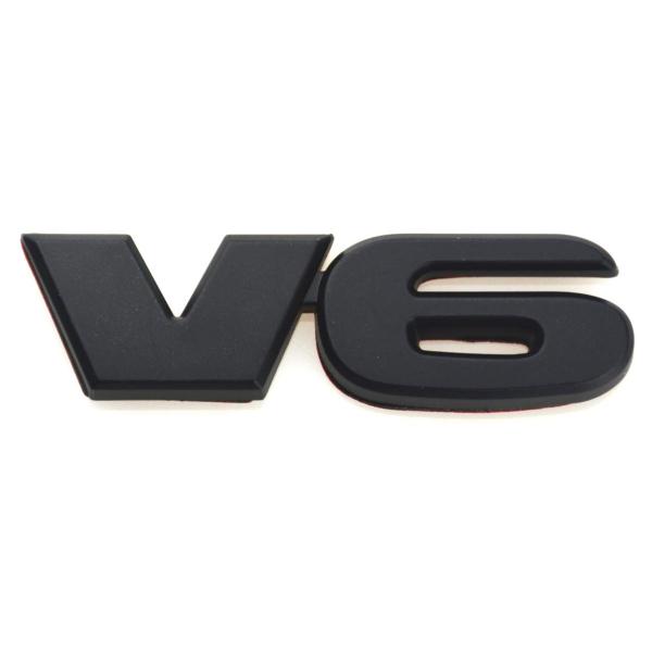 商品名: V6 ステッカー 車 3D ロゴ ABS エンブレム バッジ デカール TACOMA用 ブラック EmbRoom V6 Sticker Car 3D Logo ABS Emblem Badge Decal Replacement ...