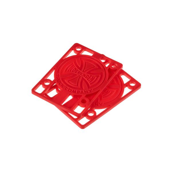商品名: INDEPENDENT TRUCKS (インディペンデント) RISER PADS COLOR ライザーパッド 1/8inch 2枚入り (RED) Independent Trucks Skateboard Risers 1/8...