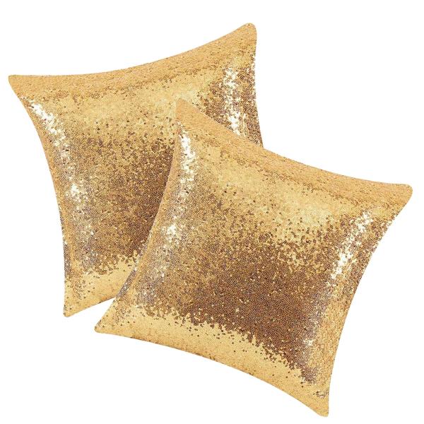 商品名:  HoliSelear Multi-Size Sparkling Sequins Cushion Cover Shining Bling Pillow Case 16 x 16 Inch for Decor Sofa Weddin...