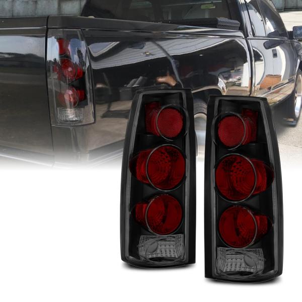 商品名:  AmeriLite for Chevy GMC [C/K Truck Silverado Sierra Suburban Blazer Tahoe Yukon] Altezza Style Dark Black Replacem...