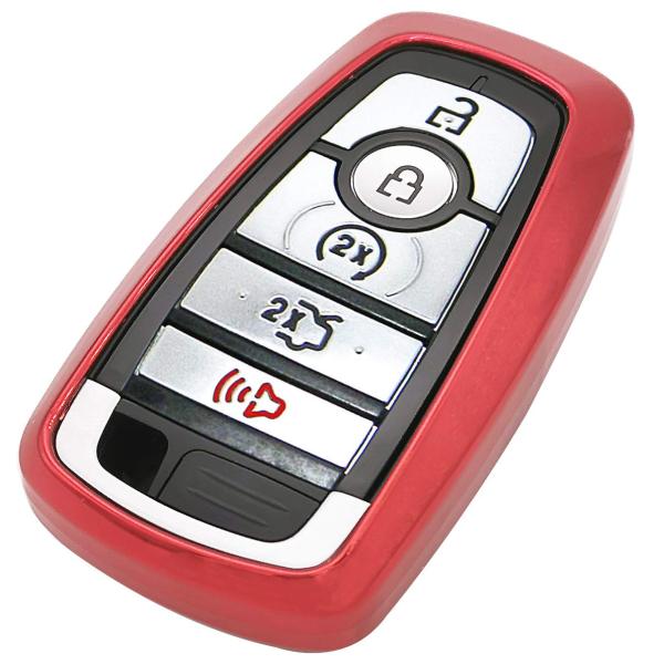 商品名: Alegender TPU カーキーフォブカバーケース リモートホルダースキン 2017 2018 2019 Ford Fusion Edge Mustang F150 F250 F350 F450 F550 Explorer E...