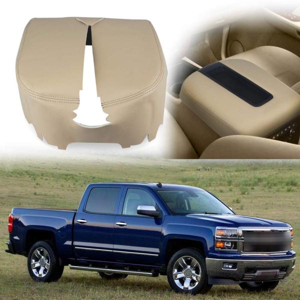 商品名: VANJING センターコンソールカバー アームレストカバー シボレー GMC アバランチシルバラード タホ サバーバン ユーコン ユーコン XL シエラ 2007-2013に対応 (レザーパーツのみ) VANJING Compa...