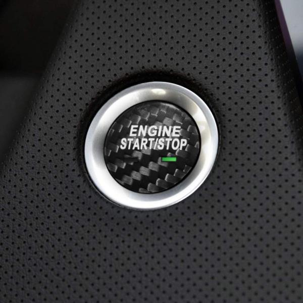 商品名: AIRSPEED カーボンファイバーカーエンジンスタートボタンステッカー キャデラック XTS XT5 CT6 SRX CTS エスカレード CT6 プラグインアクセサリー (ブラック) AIRSPEED Carbon Fiber...