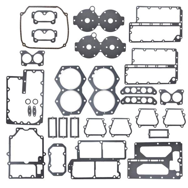 商品名Carbman ガスケットキット パワーヘッド Johnson/Evinrude V4 Crossflow 1977-1998 439085, 391300 389556Carbman Gasket Kit for Powerhead...