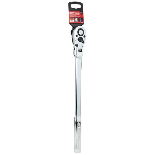 商品名: CRAFTSMAN Flex Head Ratchet, Pear Head Long Handle, SAE, 72-Tooth, 1/2-Inch (CMMT99430) CRAFTSMAN Flex Head Ratchet...