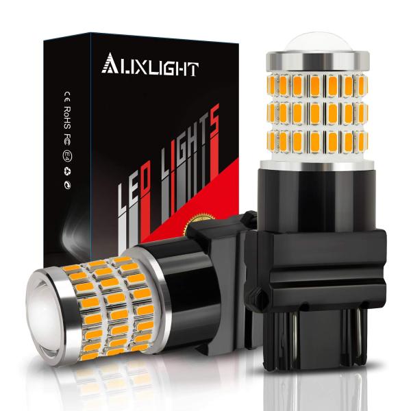 商品名: 3157 3156 3057 4157 3157K LED Bulbs Amber Yellow, Ultra Bright 57-SMD LED Replacement for Blinker Lights, Turn Sign...