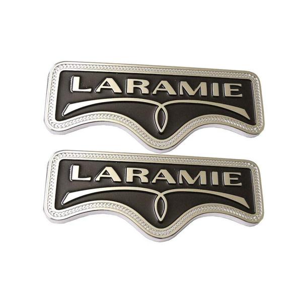 商品名:  2 Pack LARAMIE Emblem Badge Sticker Tailgate Compatible For Ram 1500 2500 3500 Mopar (Chrome/Black)ブランド: EmbRoom高さ...