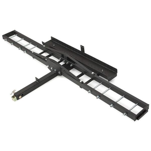 商品名: Jeremywell 500ポンド 高耐久 オートバイ ダートバイク スクーター キャリア ヒッチラック 運搬用トレーラー ローディングスロープと傾き防止ロック装置付き T-NS-MRC001 Jeremywell 500 lbs...